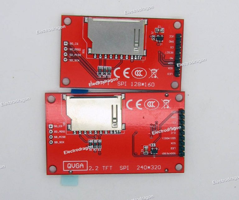 EDS TFT LCD Display LCM, SPI SD-Card Touch, 1.8~4.0'' [Size ...