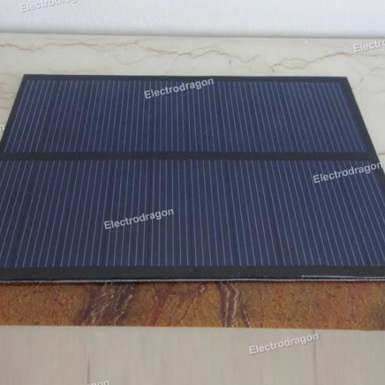 PET Laminated Integrated Single Solar Panel Unit 5V 1.5W - ElectroDragon