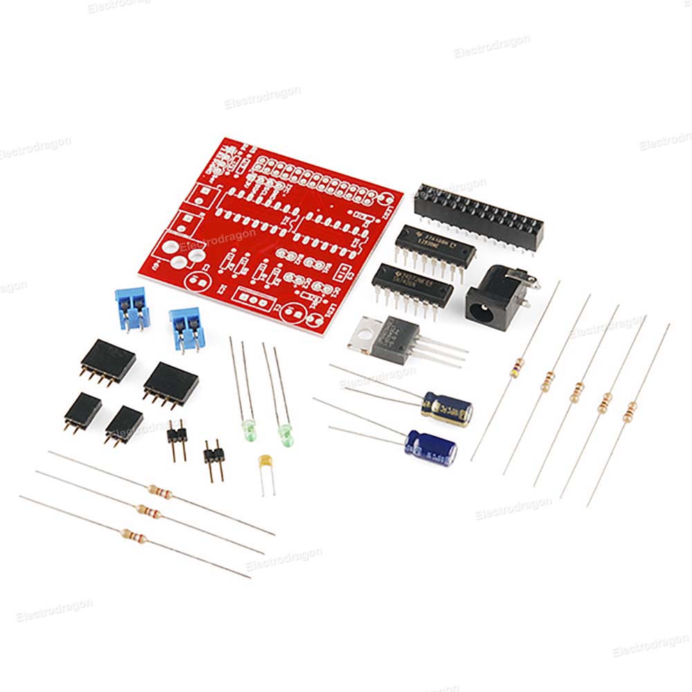 Raspberry Pi Motor Robot Shield Kit (L293D) - ElectroDragon