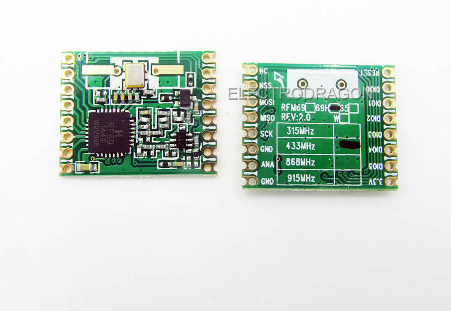 RFM69 Wireless Transceiver - ElectroDragon