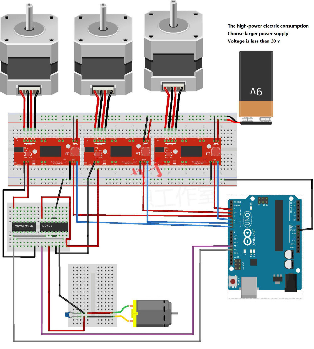 A3967 Easy Drive Stepper Driver - ElectroDragon