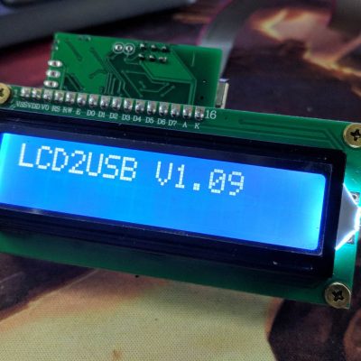 1602 LCD USB Mini Drive Board, RPI Driver Free - ElectroDragon