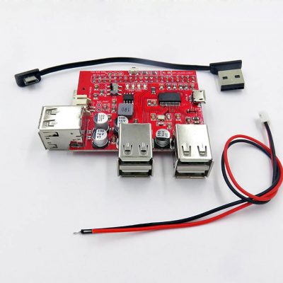 USB Battery Power Bank, USB Hub Shield for Raspberry Pi - ElectroDragon