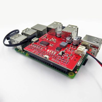 USB Battery Power Bank, USB Hub Shield for Raspberry Pi - ElectroDragon