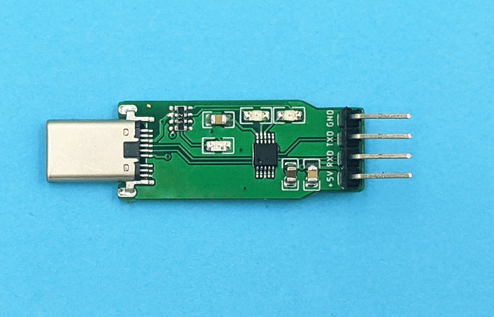 USB Type-C Male OTG to TTL Serial Bridge Board - ElectroDragon